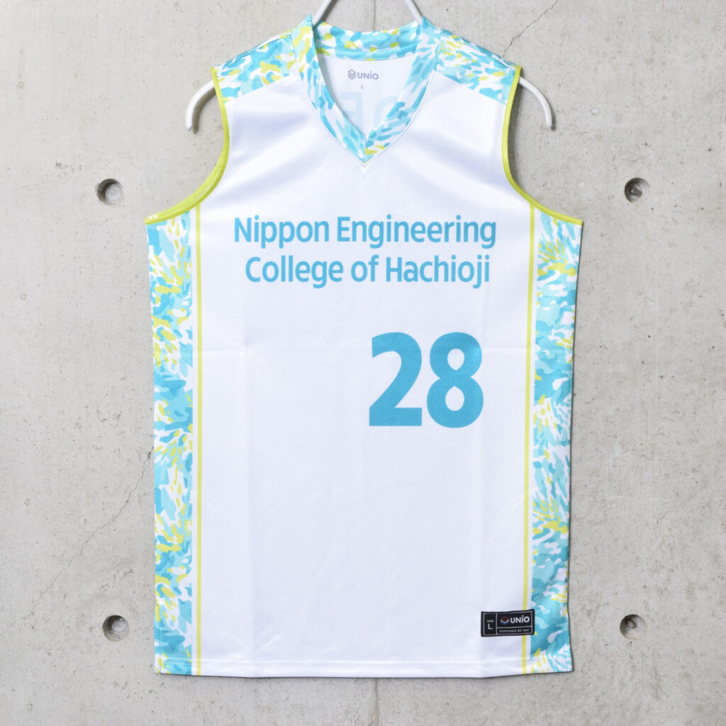 NIPPON ENGINEERING COLLEGE OF HACHIOJI様 バスケゲームウェア オーダー事例 | お客様の声・着用写真 ...
